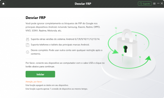 Obrigado por instalar o iMobie DroidKit