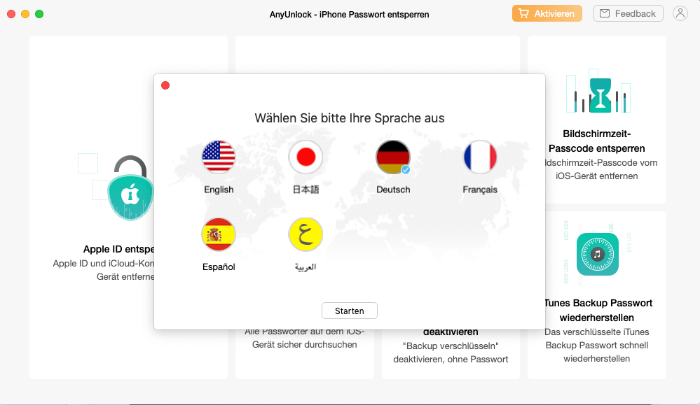 AnyUnlock iPhone Passwort Unlocker Online Anleitung – Anfang AnyUnlock iPhone Passwort Unlocker Online Anleitung – Anfang