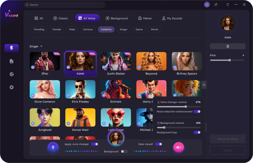 Vozard Adele AI Voice