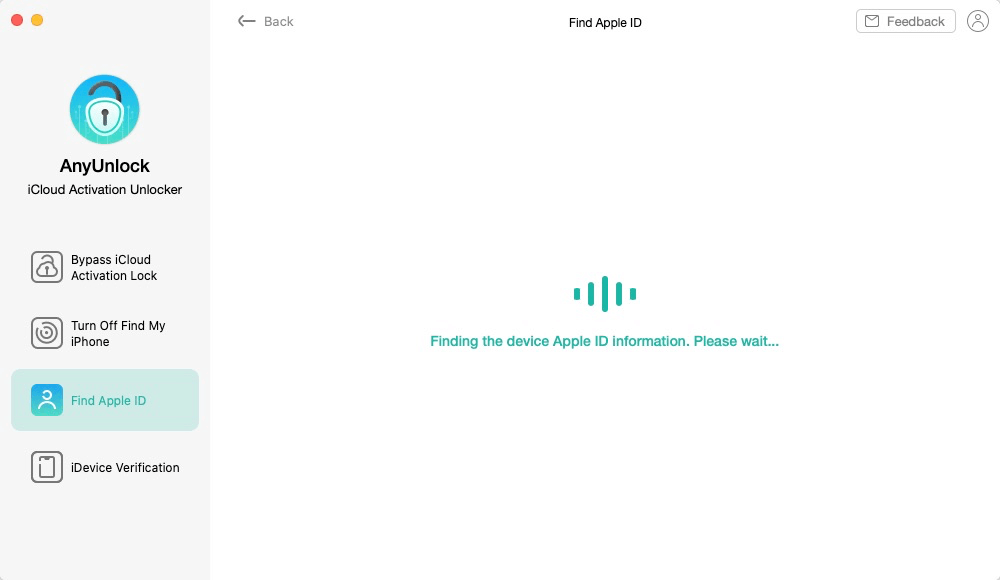 AnyUnlock - iCloud Activation Unlocker Online Guide - Find Apple ID