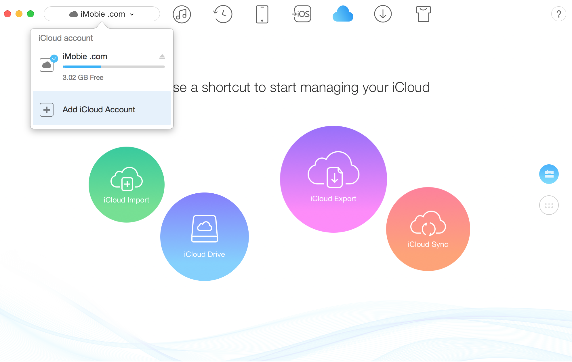 AnyTrans Online Guide – iCloud Sync