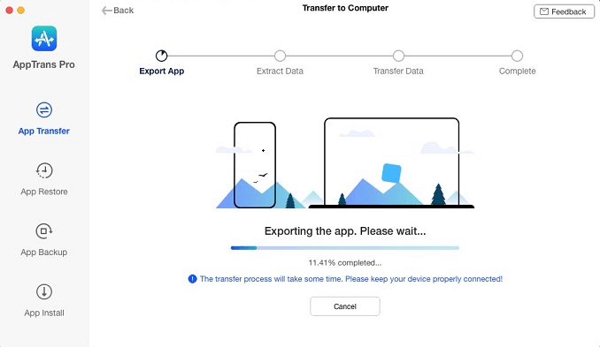 AppTrans Online Guide - Transfer Apps to Computer