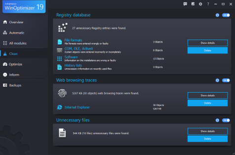 Ashampoo WinOptimizer - Clean, optimize, and protect your PC