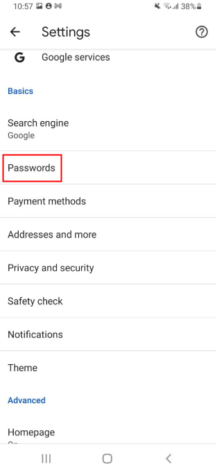 Where Are Passwords Stored On Samsung Phone