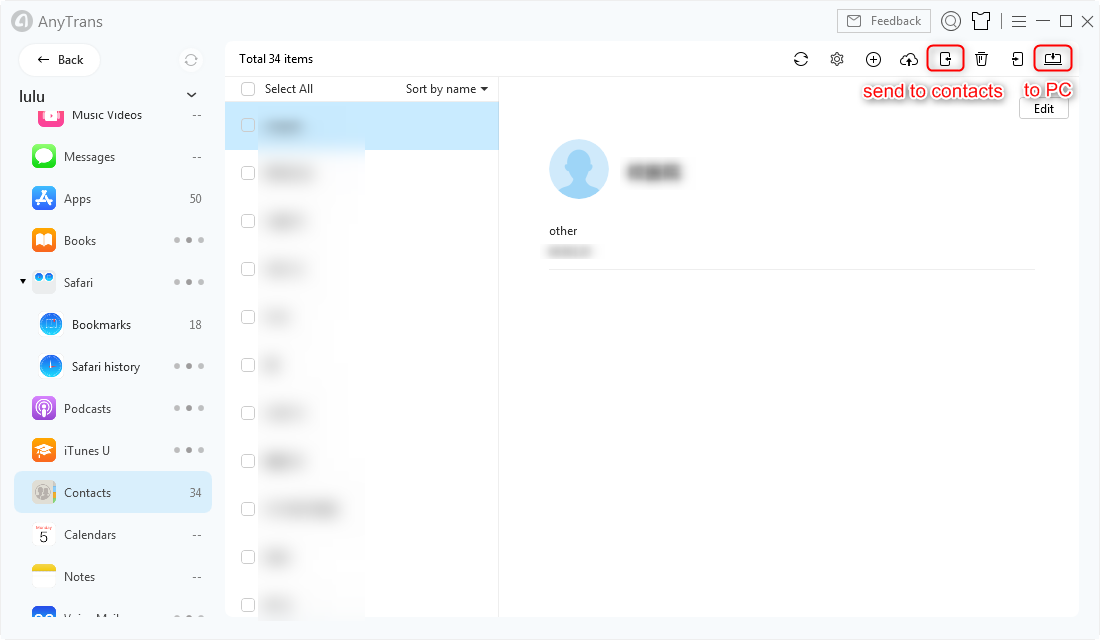 2 Ways to Sync Contacts from iPhone 7/8/X/XS(Max)/XR to Mac - iMobie