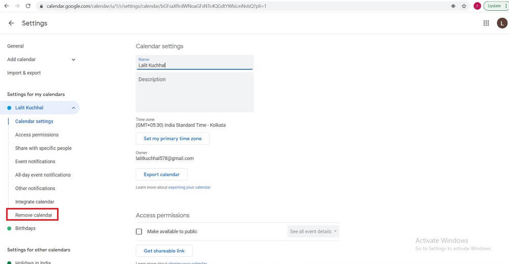 How To Delete All Events From Google Calendar