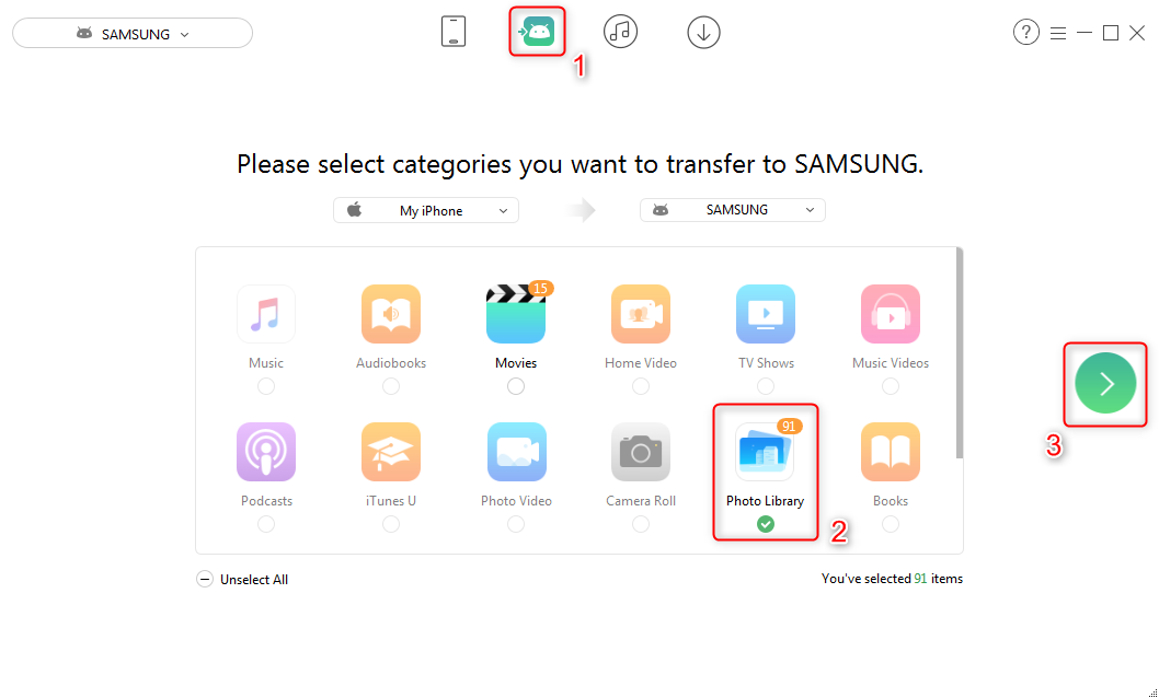 How to Transfer Photos from iPhone to Android Easily