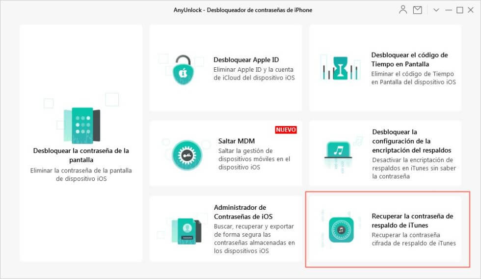 C mo Recuperar Contrase a De Copia De Seguridad De ITunes IMobie Inc 
