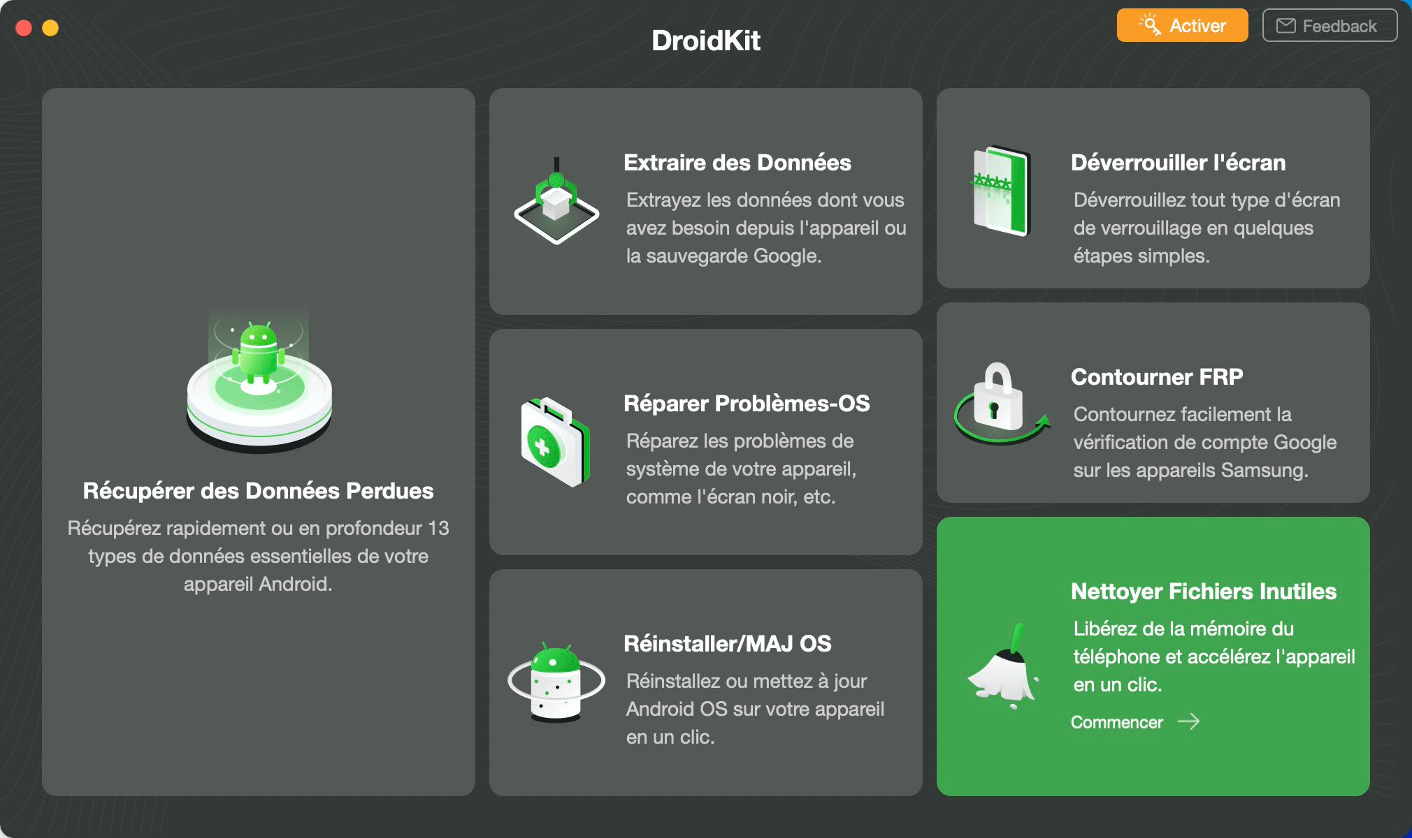 FAQ et problèmes de DroidKit que vous pouvez rencontrer avec des solutions